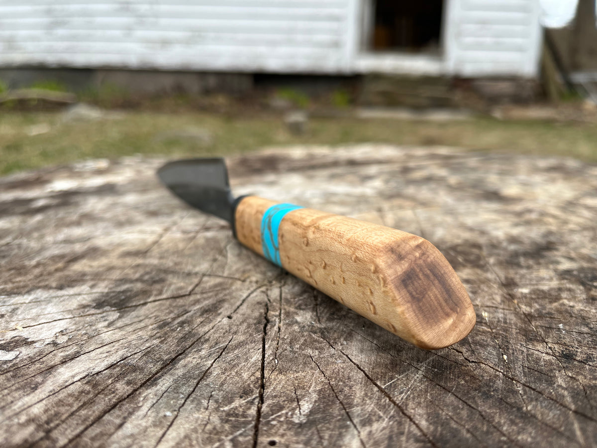 4 3/4" Carbon Steel Petty – 3 Dot Design